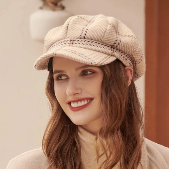 Anthropologie | Accessories | Nwt Ladies Breton Cap Newsboy Hat Fiddler ...